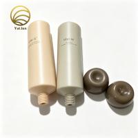 China Empty 30ml 50ml Oval PE Squeeze Tube With Screw Cap Cosmetic Skincare Packaging for sale