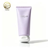 China 100ml 200ml Cosmetic PE Squeeze Tube With Flip Top Cap for facial cleanser packaging for sale