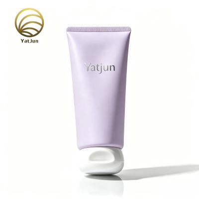 China 100ml 200ml Cosmetic PE Squeeze Tube With Flip Top Cap for facial cleanser packaging for sale