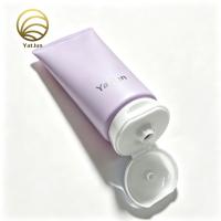 China 100ml 200ml Cosmetic PE Squeeze Tube With Flip Top Cap for facial cleanser packaging for sale