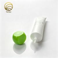 China 80g White PE Squeeze Tube with Screw Cap Custom Printed Facial Mask Cosmetic Packaging Tube for sale