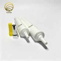 China 15ml 30ml White PE Squeeze Tube with Nozzle Cap Custom Cosmetic Packaging for Eye Cream & Essence for sale