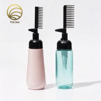 China 100ml PP Hair Dye Applicator Bottle with Comb Pump Head Squeeze Container for Hair Coloring & Hair Treatment for sale