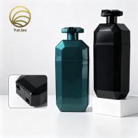 China 400ml PP Dual Chamber Cosmetic Bottle Double Chamber Dispenser Bottle for Hair Care Shampoo for sale
