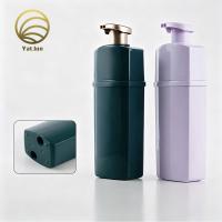 China 500ml PP Dual‑Chamber Square Plastic Bottle for Hair Care Packaging for sale