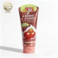 China 150ml 200ml Aluminum Laminated Cosmetic Tubes with Flip Top Cap for shower cream scrub for sale