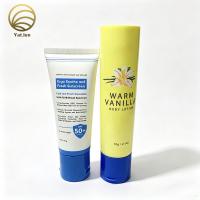 China D35 PE Squeeze Tube with Flip Top Cap Custom Printed Sunscreen tube for Sunscreen & Body Lotion for sale