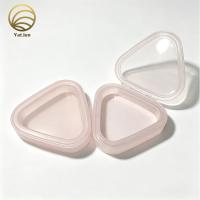 China 20ml PP Triangle Cosmetic Jar with Flip Lid for Cleansing Balm & Solid Perfume for sale
