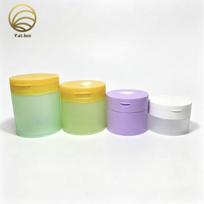China 100g 150g 200g 300g PP Cosmetic Jar with Flip Top cap for Hair Mask, Cleansing Balm & Body Butter for sale