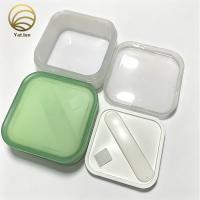 China 100g PP Square Cosmetic Jar with Spoon for Cleansing Balm & Mud Mask for sale