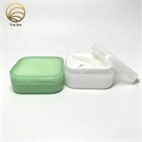 China 100g PP Square Cosmetic Jar with Spoon for Cleansing Balm & Mud Mask for sale