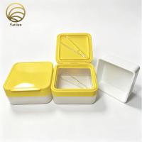 China 100ml PP Square Cosmetic Jar with Built-in Spoon Cleansing Balm and Facial Mask for sale
