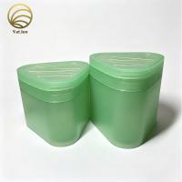 China 150ml 200ml PP Triangle Cosmetic Jar Flip Lid With Built-in Spoon for Cleansing Balm,Eye Mask for sale