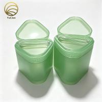 China 150ml 200ml PP Triangle Cosmetic Jar Flip Lid With Built-in Spoon for Cleansing Balm,Eye Mask for sale