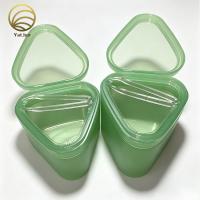 China 150ml 200ml PP Triangle Cosmetic Jar Flip Lid With Built-in Spoon for Cleansing Balm,Eye Mask for sale