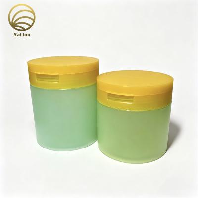 China 220 280g PP Round Cosmetic Jar with Built-in Tweezers for face Mask, Cleansing Wipes for sale