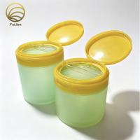 China 220 280g PP Round Cosmetic Jar with Built-in Tweezers for face Mask, Cleansing Wipes for sale