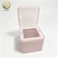 China 300g PP Square Cosmetic Jar with Built-in Tweezers for cleansing wipes Face mask for sale