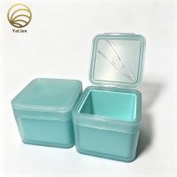 China 300ml Double-layer PP Square Cosmetic Jar with Built-in Tweezers Wet Sheet Mask & Cleansing Wipes for sale