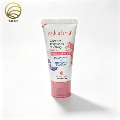 China D35 PE Cosmetic Squeeze Tube, Flip Cap Soft Tube for Facial Cleanser Skincare Cream for sale