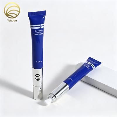 China 20g PE Cosmetic Squeeze Tube with Massage Applicator for Eye Cream Packaging for sale