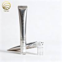 China 25g PE Cosmetic Squeeze Tube with 3 Roller Balls Massage Applicator for Eye Cream Packaging for sale