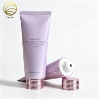 China 100g PE Cosmetic Squeeze Tube with Screw Cap for Facial Cleanser Packaging for sale