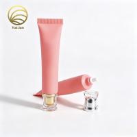 China 20g PE Soft Cosmetic Tube with Clear Acrylic Cap for Eye Cream Packaging for sale