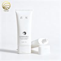 China 100g PE Squeeze Cosmetic Tube with Flip Top Cap Empty Skincare Tube for Facial Wash for sale