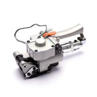 China PET PP Plastic Belt Pneumatic Strapping Tool Friction Welding Baler 3500N 19-25mm for sale