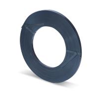 China Blue Tempered Spring Steel Strip 16mm x 0.5mm High Strength 650-700MPa for Packaging for sale