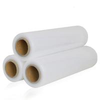 China PE Stretch Film 30cm x 50cm Industrial Packaging Polyethylene Plastic Wrap High Viscosity for sale