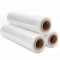 China PE Stretch Film 30cm x 50cm Industrial Packaging Polyethylene Plastic Wrap High Viscosity for sale