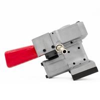 China Portable PP&PET Pneumatic Strapping Tensioner Machine Double Solder Joint for sale