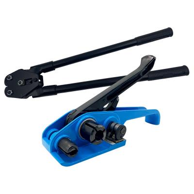 China Plastic Steel Belt Manual Hand Strapping Machine 16-19mm PET Strapping Tensioner and Clamp for sale