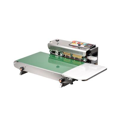 China Automatic Horizontal Continuous Band Sealer Machine FR770 220V 770W for Plastic Bags for sale
