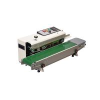 China Aluminum Foil Pouch Bag Continuous Horizontal Band Sealing Machine FR 900 for sale