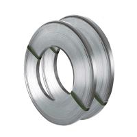 China Hot Dip Galvanized Spring Hardened Steel Strip Packaging Tape 25mm 0.8mm 50kg for sale
