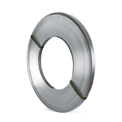 China Galvanized Blue Steel Strip 19mm Width 0.7mm Thickness High Strength Spring Steel Sheet for Packaging for sale
