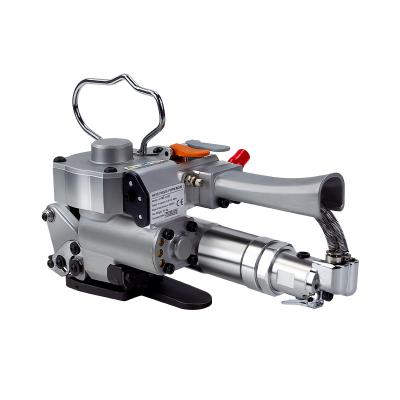 China Pneumatic Strapping Tool 16-25mm PET PP Straps Hot Melt Integrated Handheld Baler 3.8kg for sale