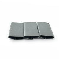 China Closed Lock Poly Metal Steel Strapping Seals Packaging Buckle 32mm 0.9mm Thickness for sale