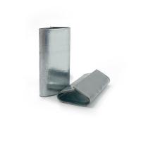 China Hot Dip Galvanized Steel Strapping Seals 19mm x 45mm Rm400MPa for Packaging for sale