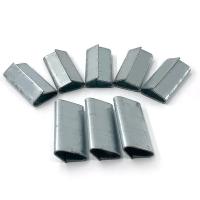 China Hot Dip Galvanized Steel Strapping Seals 19mm x 45mm Rm400MPa for Packaging for sale