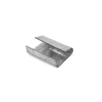 China PET Plastic Strapping Seals 1608 Steel Packaging Buckle 25kg Hot Dip Galvanized for sale