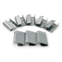 China PET Plastic Strapping Seals 1608 Steel Packaging Buckle 25kg Hot Dip Galvanized for sale