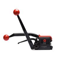 China Red Manual Steel Strapping Sealless Combo Tool 13-19mm Width 3.8kg YF19 for sale