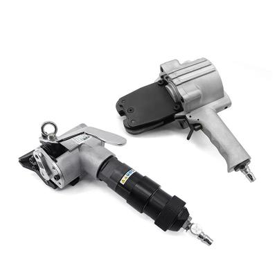 China Split Type Pneumatic Steel Strapping Tensioner Baler Tool for 19mm Steel Band 0.49-0.63Mpa for sale