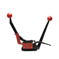 China Red Manual Sealless Steel Strapping Tool 13-19mm Yin Yang Buckle YF19 for sale