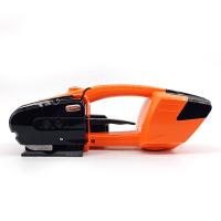 China Portable Electric Baler Orange PET And PP Removable Battery for sale
