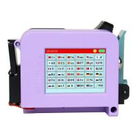 China Purple Mini Inkjet Printer 2.4 Inch Screen Printer Production Date for sale